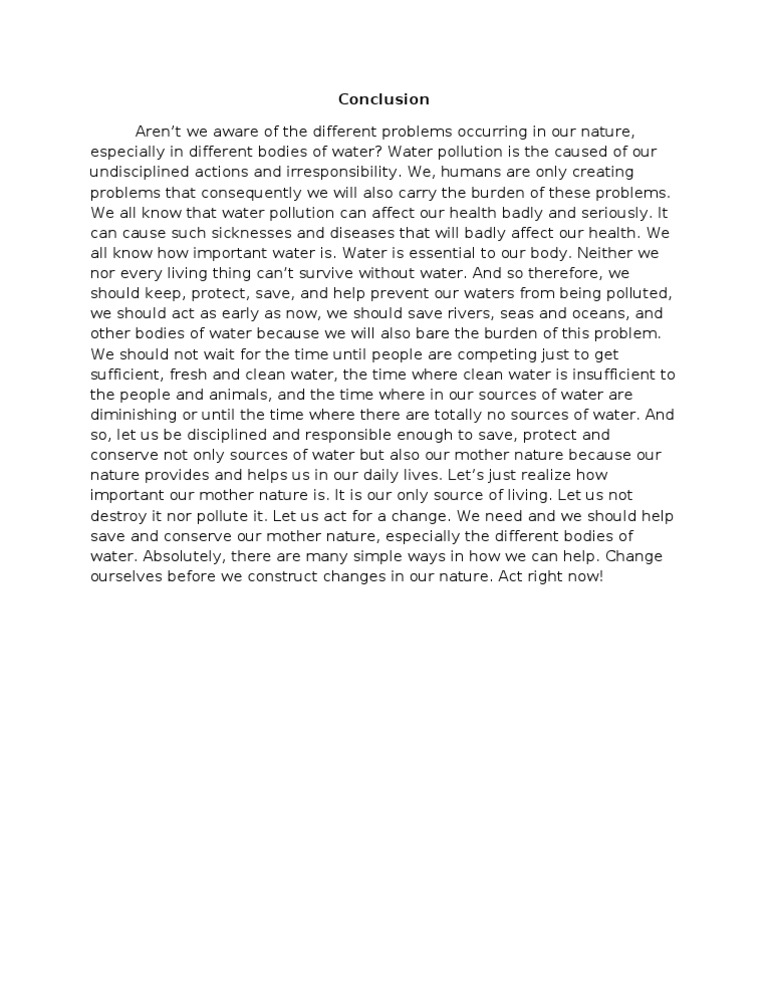 Urgent Call to Combat Water Pollution | PDF | Pollution | Water