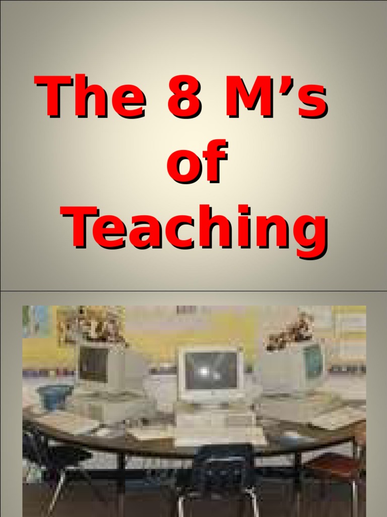 The 8 M's of Effective Teaching | PDF | Motivation | Motivational