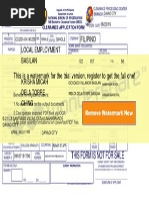 Revised NBI Clearance Application Form V1.7 (Blue) 2 | PDF