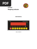 Lp7516 - User Manual | PDF | Calibration | Weight