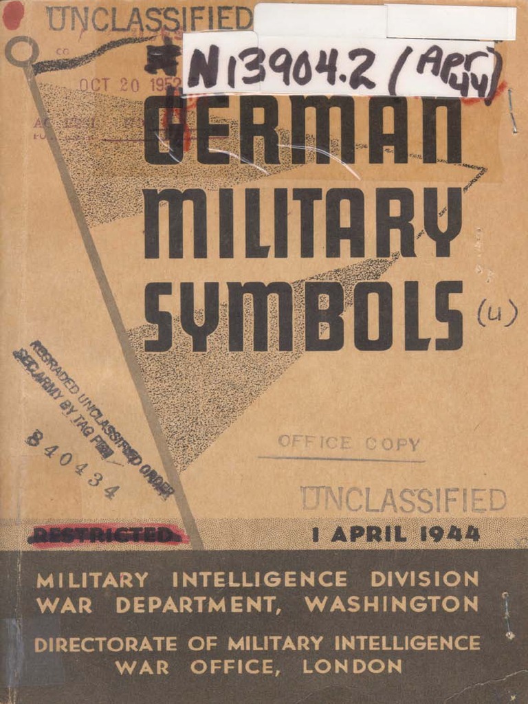 German Symbols I I War | PDF | Company (Military Unit) | Artillery Battery