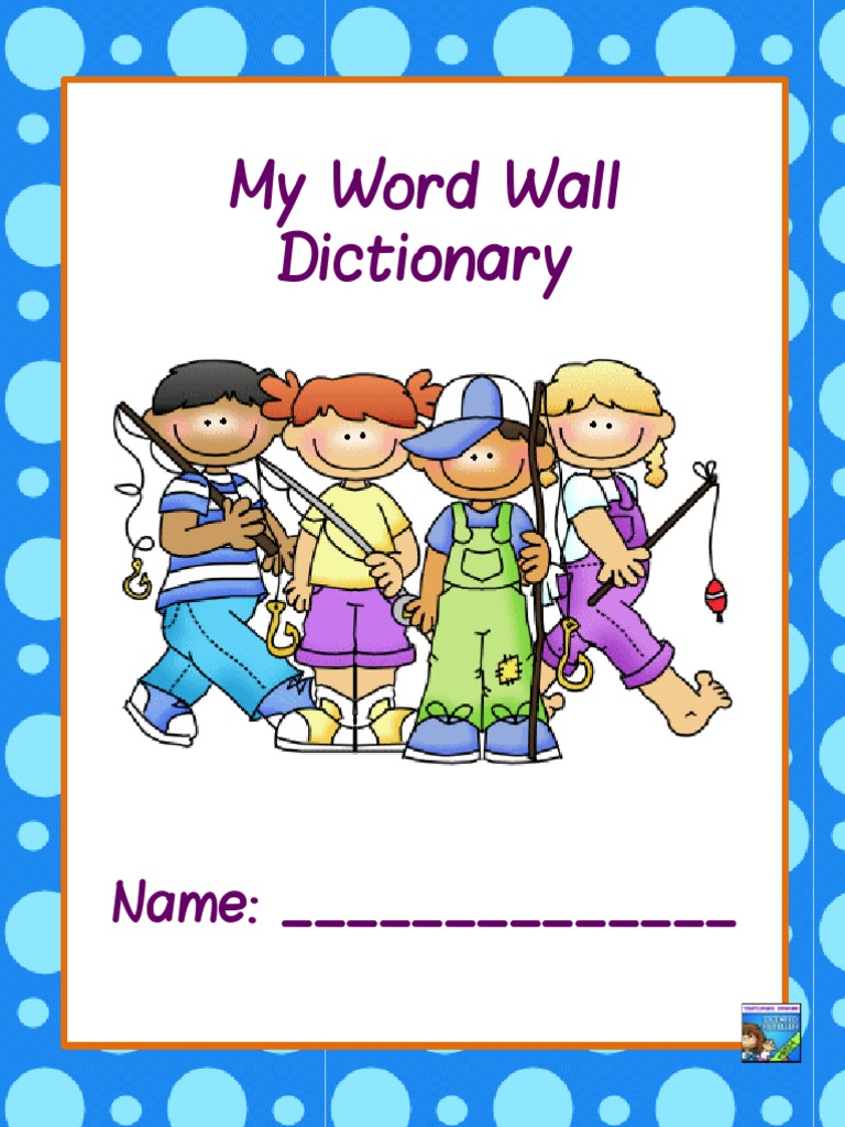 Word Wall Dictionary Preview | PDF