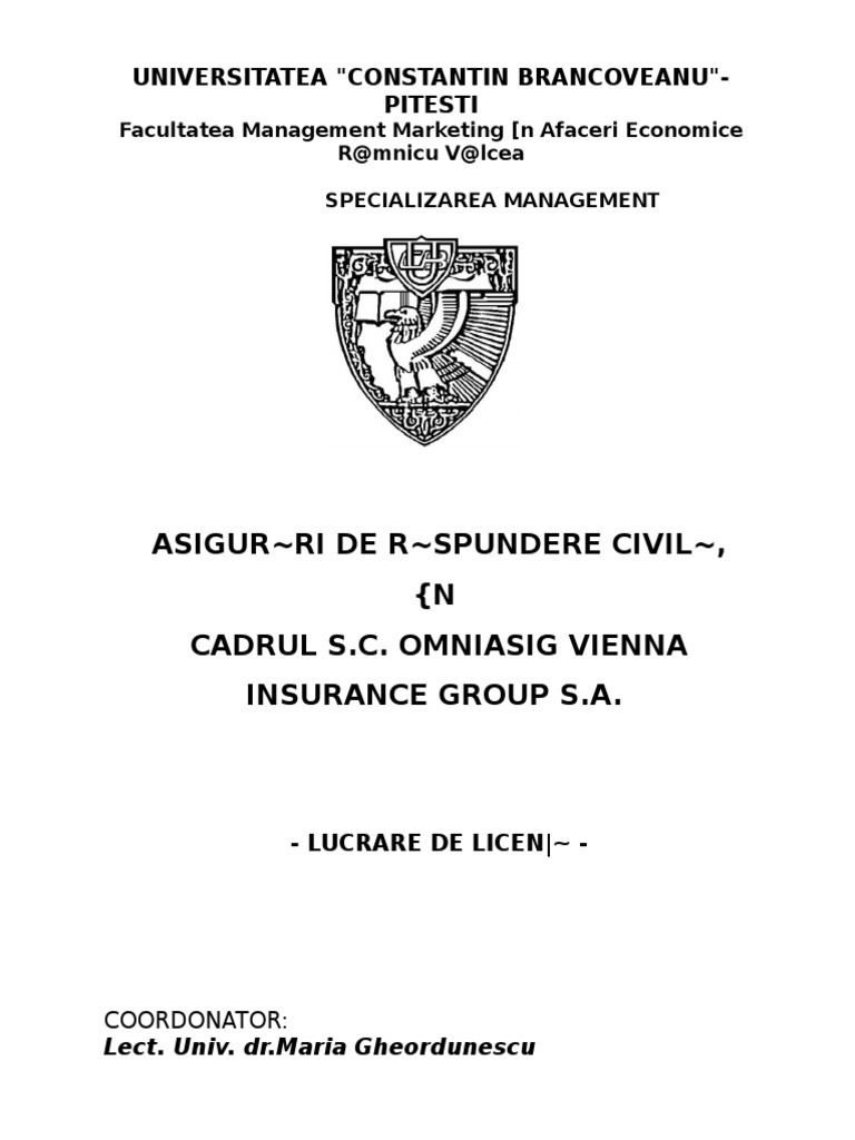 Omniasig: Civil Liability Insurance Overview | PDF