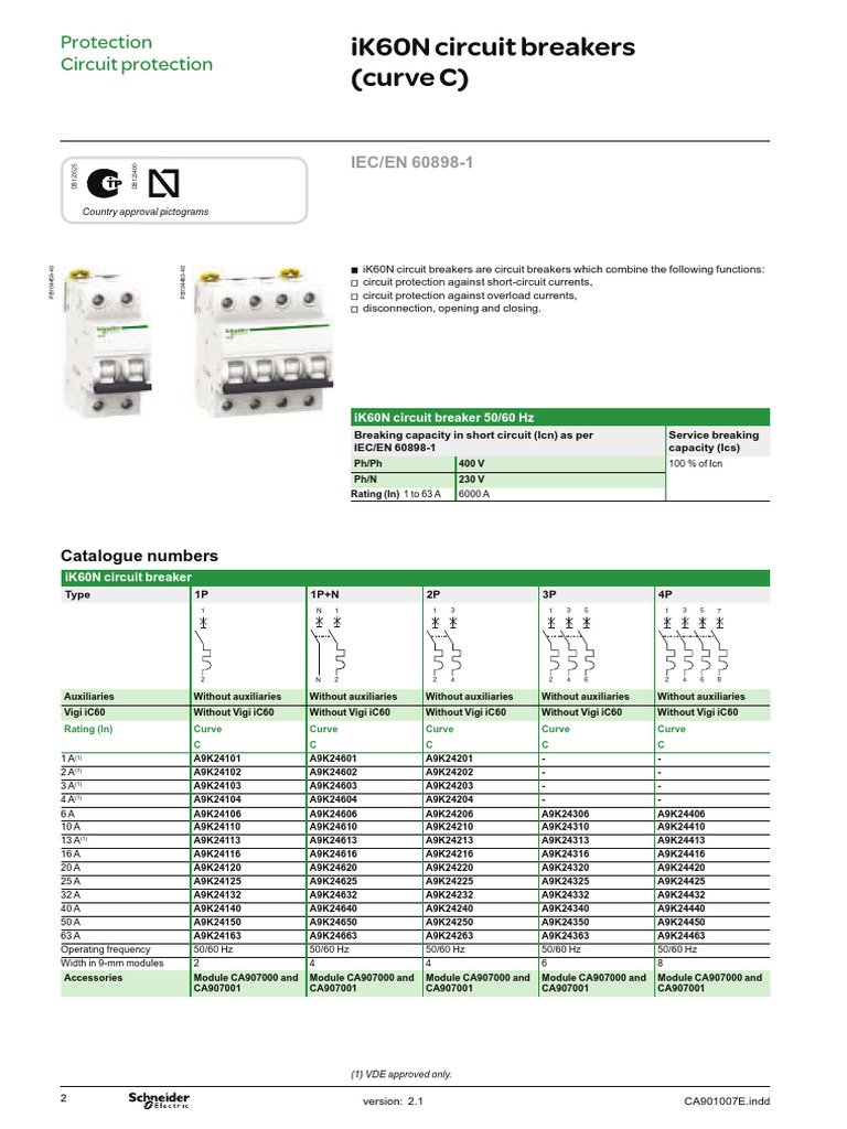 Ik60n A9k24320 | PDF | Insulator (Electricity) | Power (Physics)