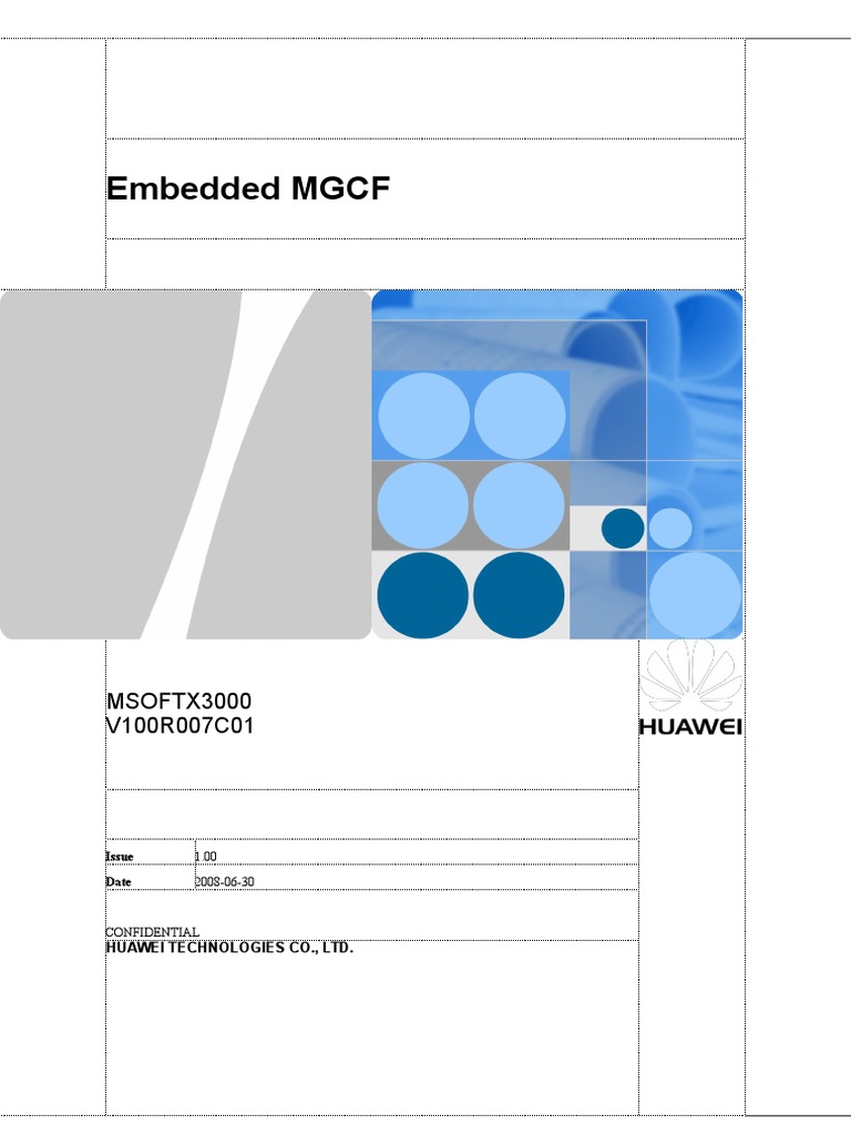 Msoftx3000 v1r7c01 Guide To Embedded MGCF | PDF | Ip Multimedia ...