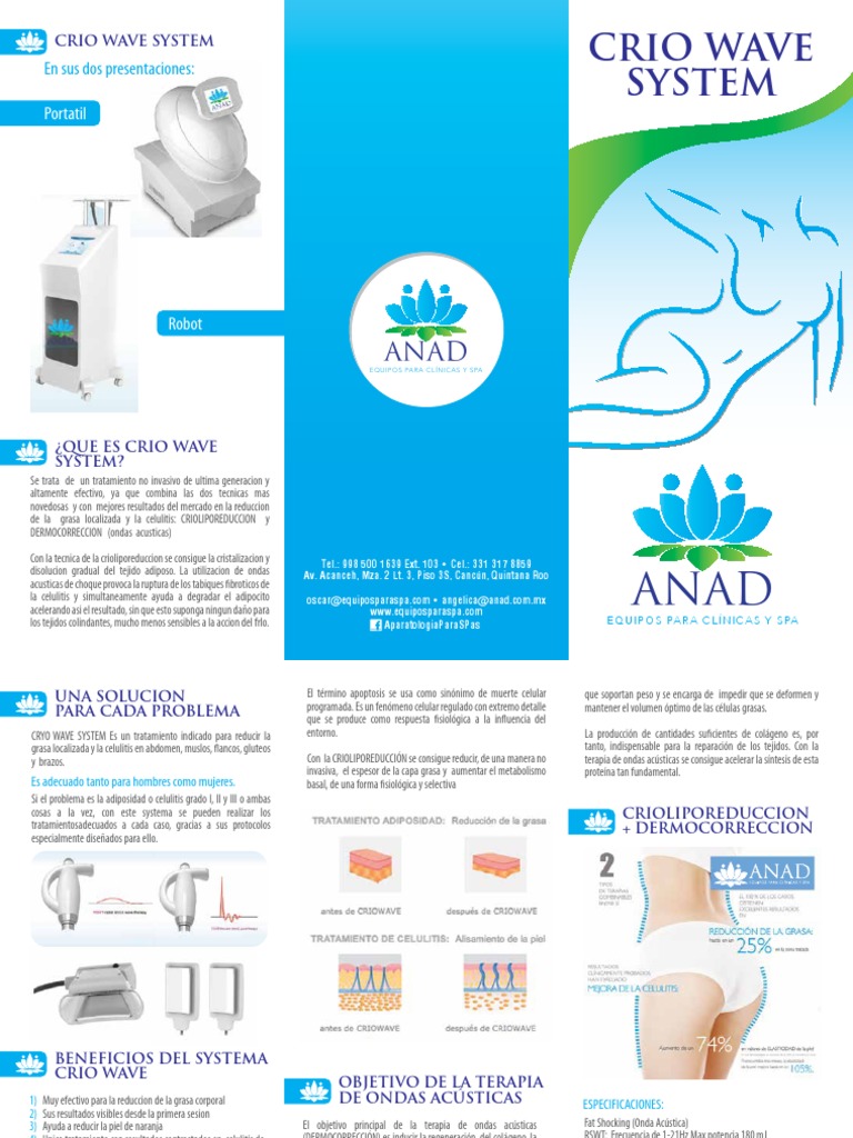 Crio Wave System | PDF | Tejido adiposo | Apoptosis