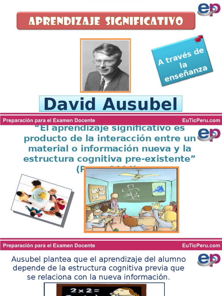 Ausubel - Aprendizaje Significativo | PDF | Aprendizaje | Ciencia cognitiva
