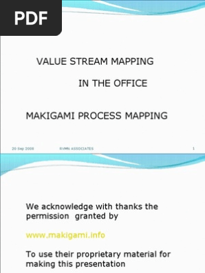 Value Stream Mapping Pdf