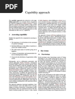 Amartya Sen's Capability Approach Explained | PDF | Economics | Economies