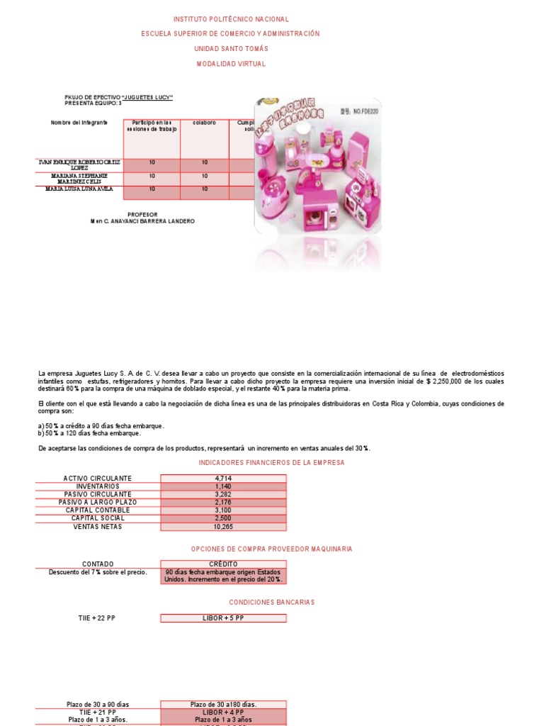 Flujo de Efectivo Caso Lucy | PDF | Euro | Economía (general)