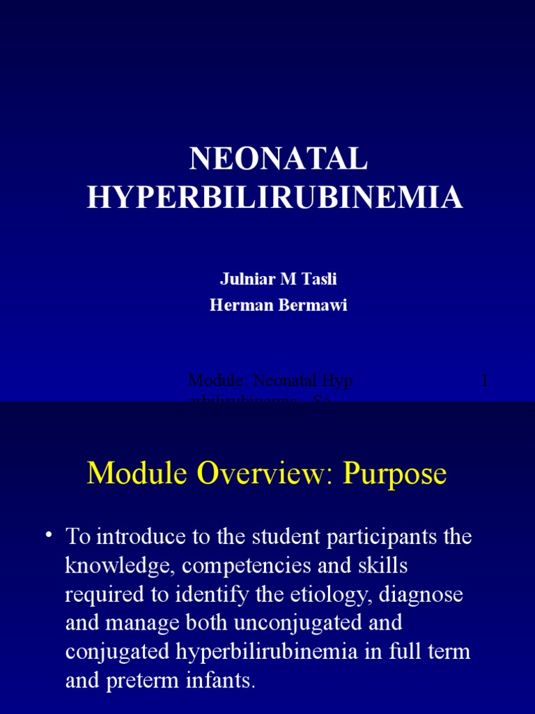 Management of Neonatal Hyperbilirubinemia | PDF | Infants | Health Sciences