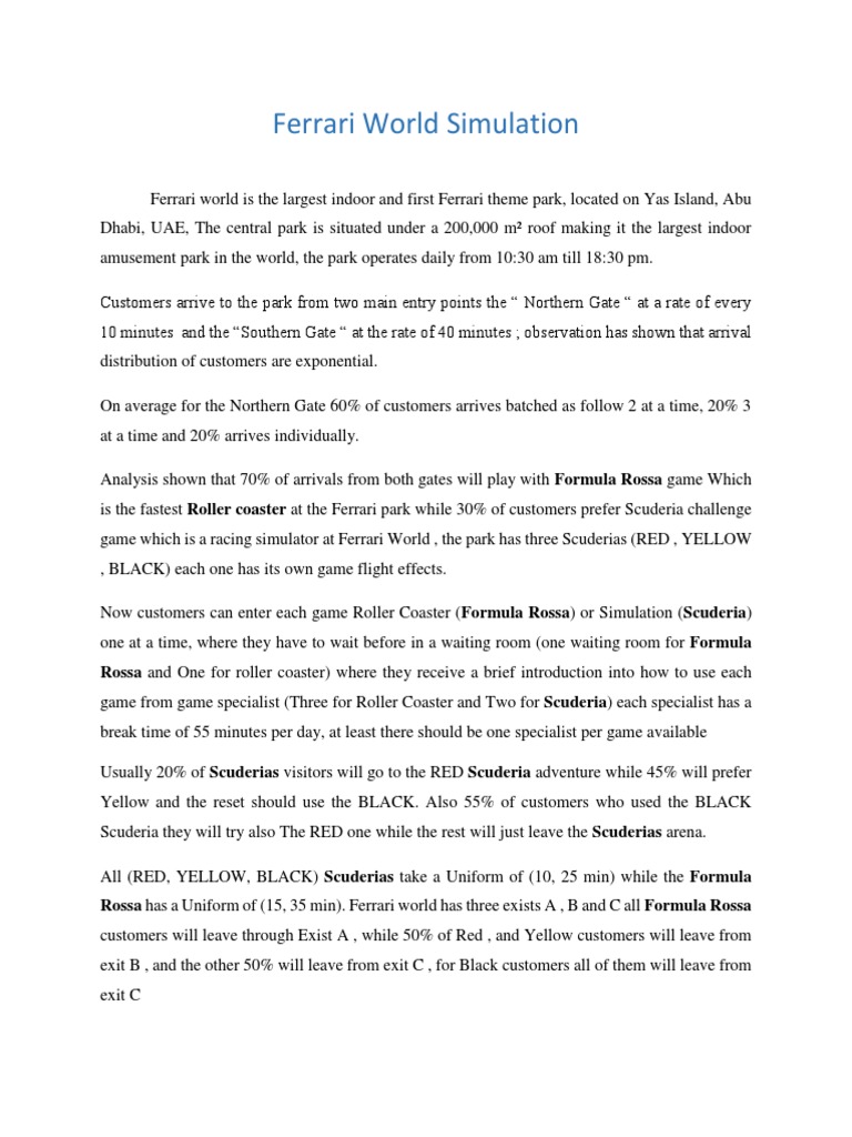 Ferrari World | PDF | Ferrari | Computing And Information Technology