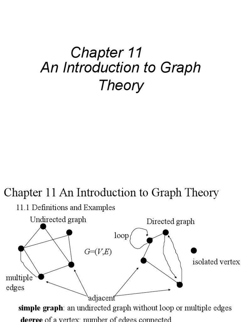 Graph Theory - Introduction | PDF | Graph Theory | Vertex (Graph Theory)
