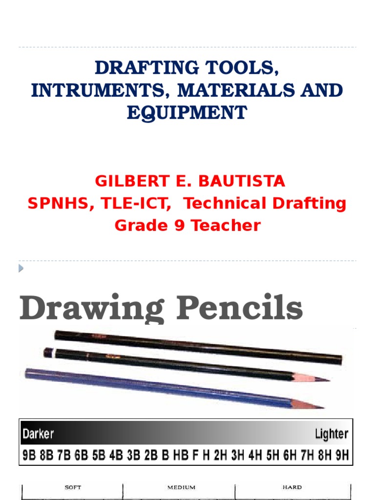 TLE-ICT Technical Drafting: Tools, Instruments, Materials and Equipment ...