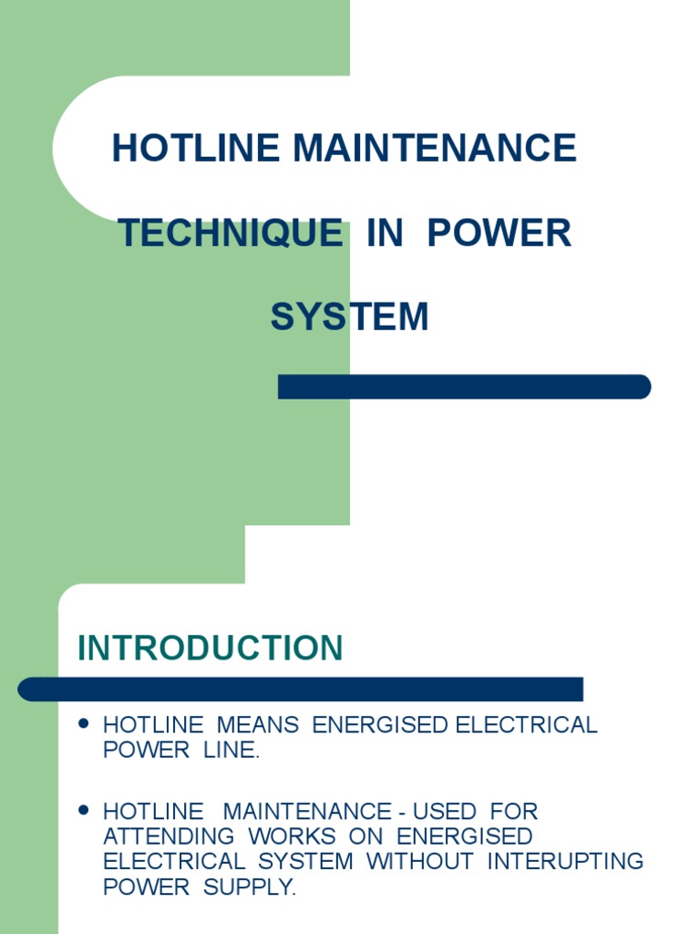 Hotline Technique | PDF | Electrical Engineering | Nature