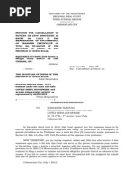 Writ of Execution Sample | PDF