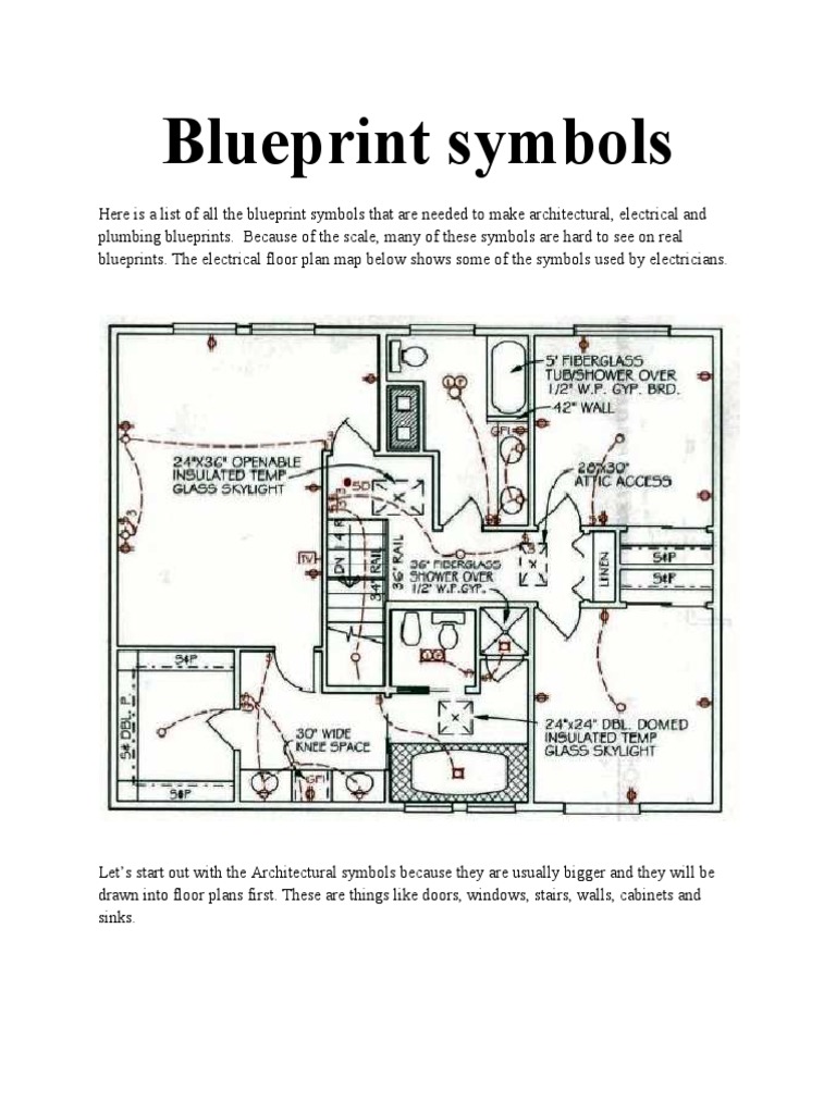 Blueprint Symbols | PDF