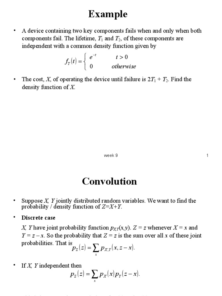 Jacobian Convolution | PDF | Probability Density Function | Chi Squared Distribution