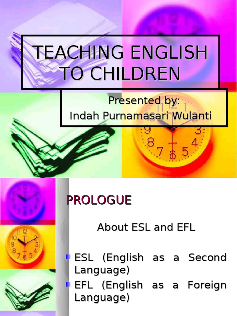 Teaching English To Children | PDF
