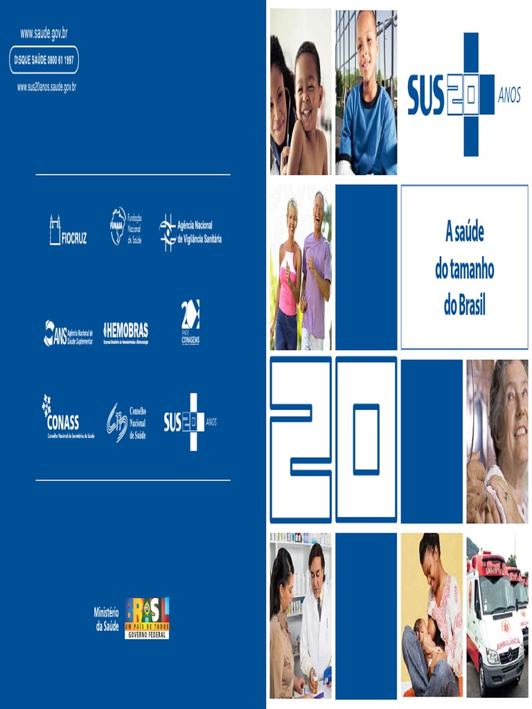 Folder Sus 20 Anos | PDF | Brasil | Sistema de saúde