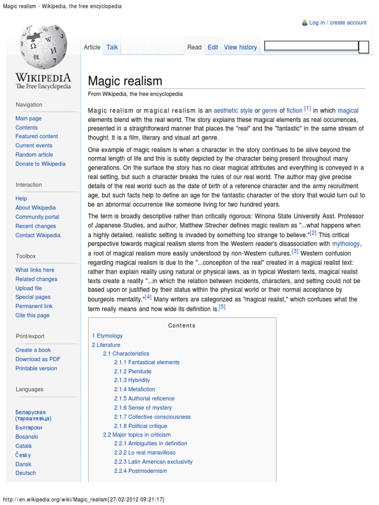 Understanding Magic Realism in Literature | PDF | Paintings | Science