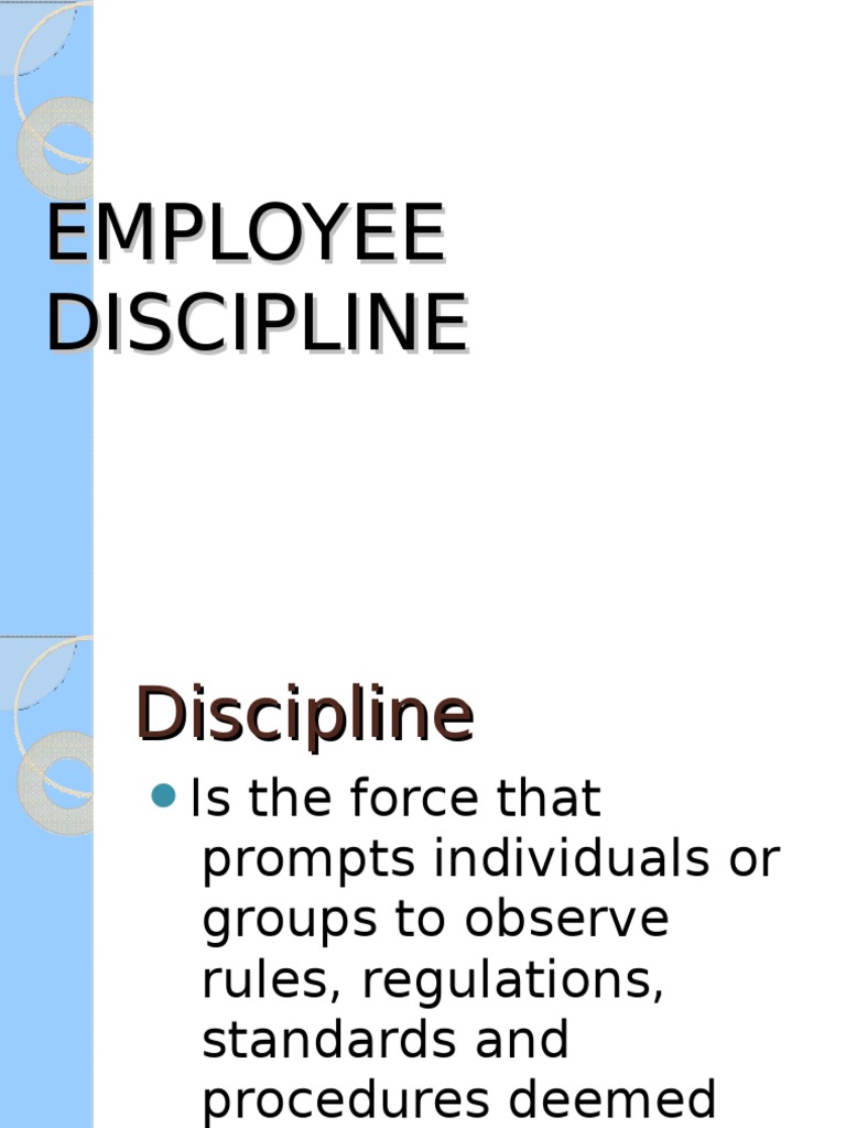 Understanding Employee Discipline and Grievances | PDF | Employment ...