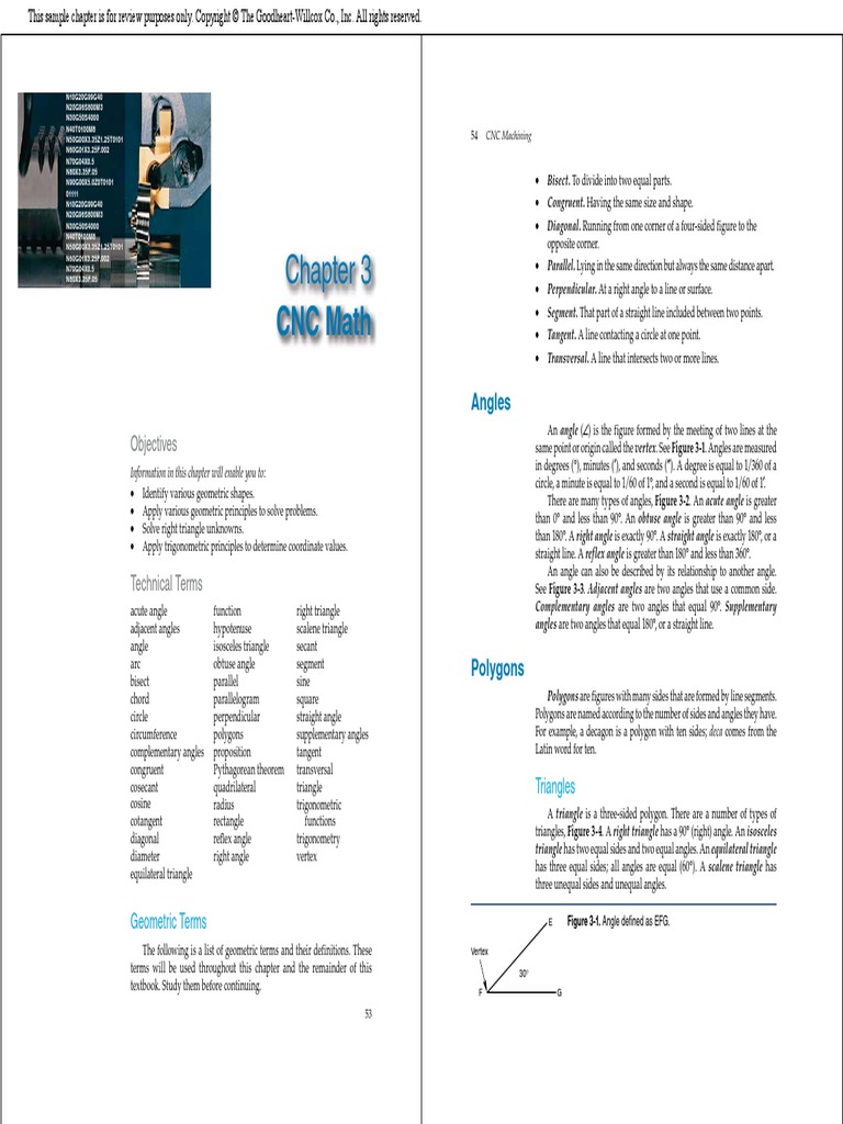 CNC Math | PDF