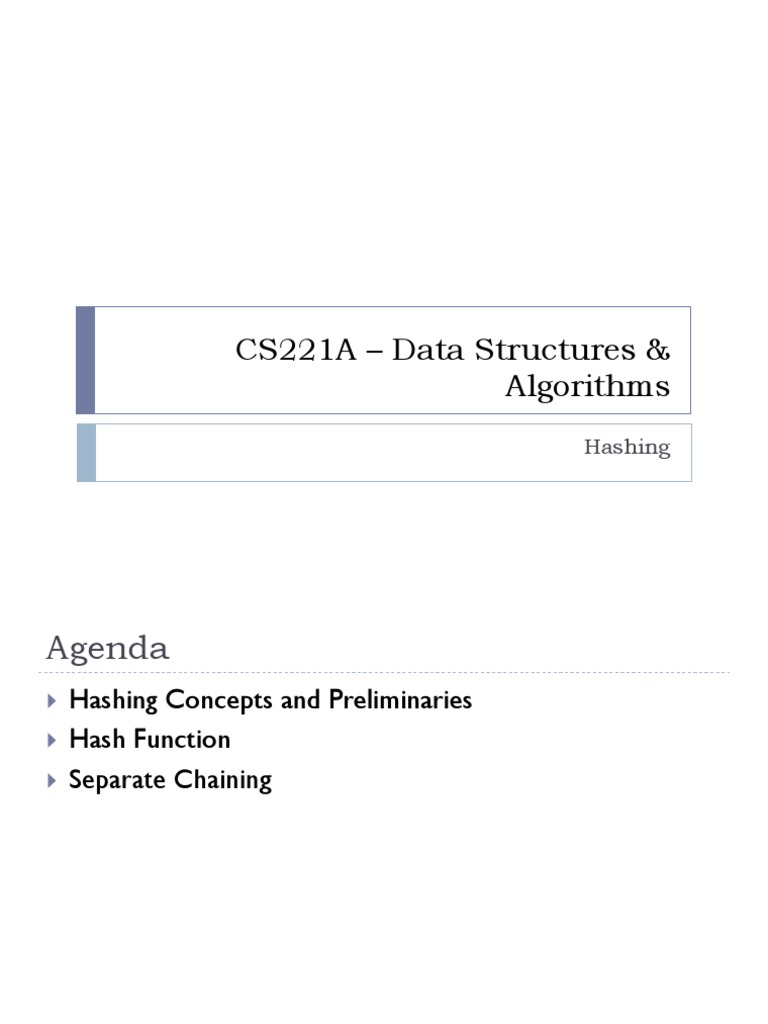 Week 12 Hashing | PDF | Discrete Mathematics | Applied Mathematics Week 12 Hashing | PDF | Discrete Mathematics | Applied Mathematics