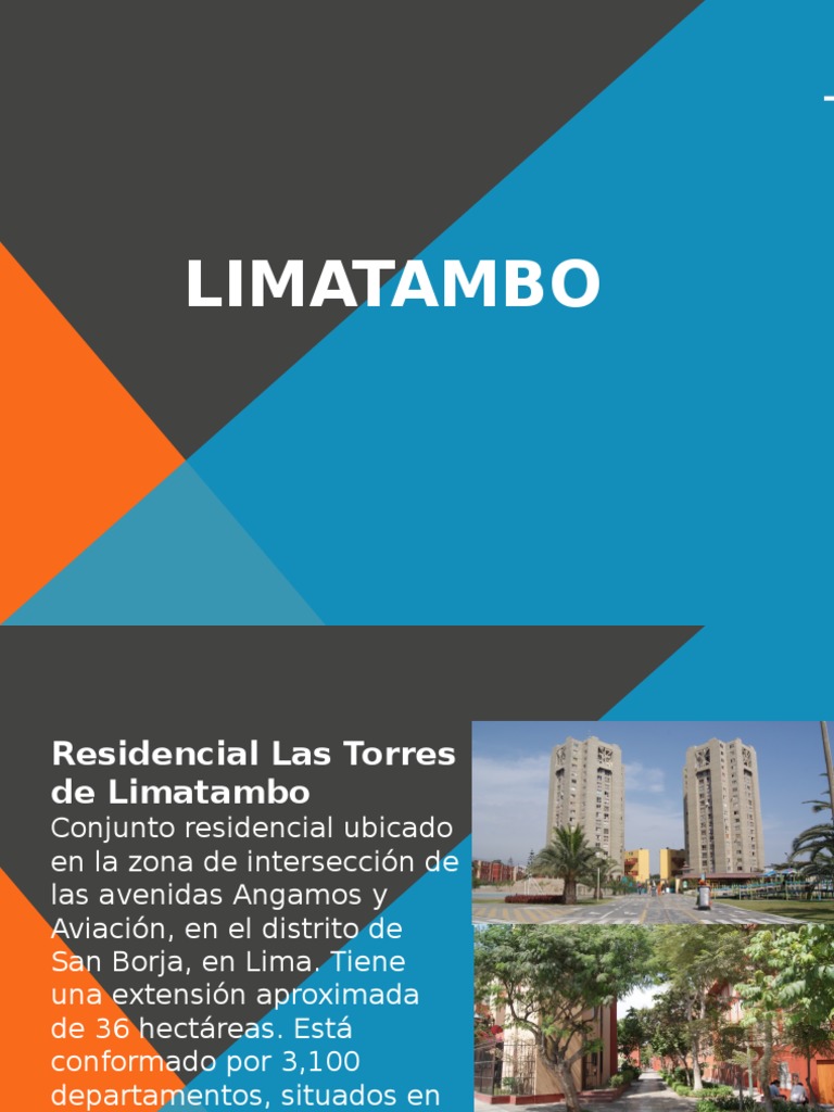Presentacion Limatambo | PDF | Viajes y turismo | Historia