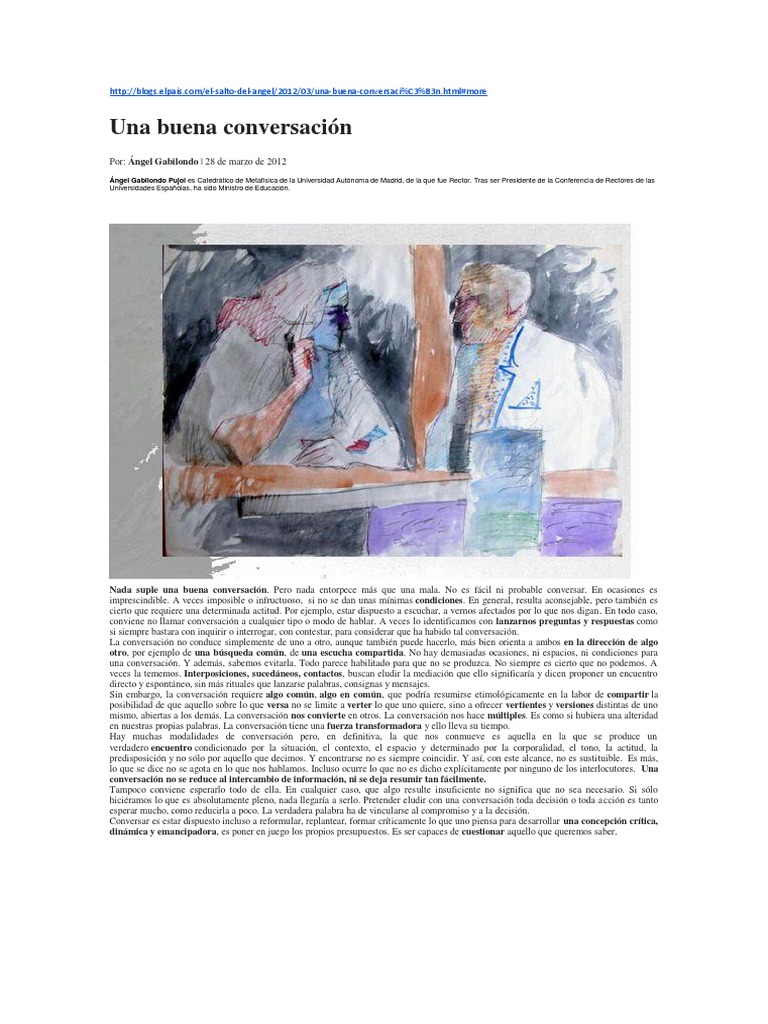 El Arte Transformador de Conversar | PDF | Verdad | Science