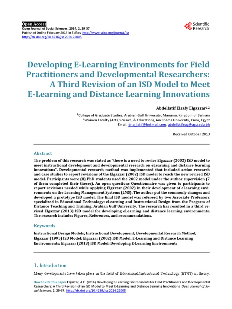 Tracking Pdf Educational Technology Instructional Design