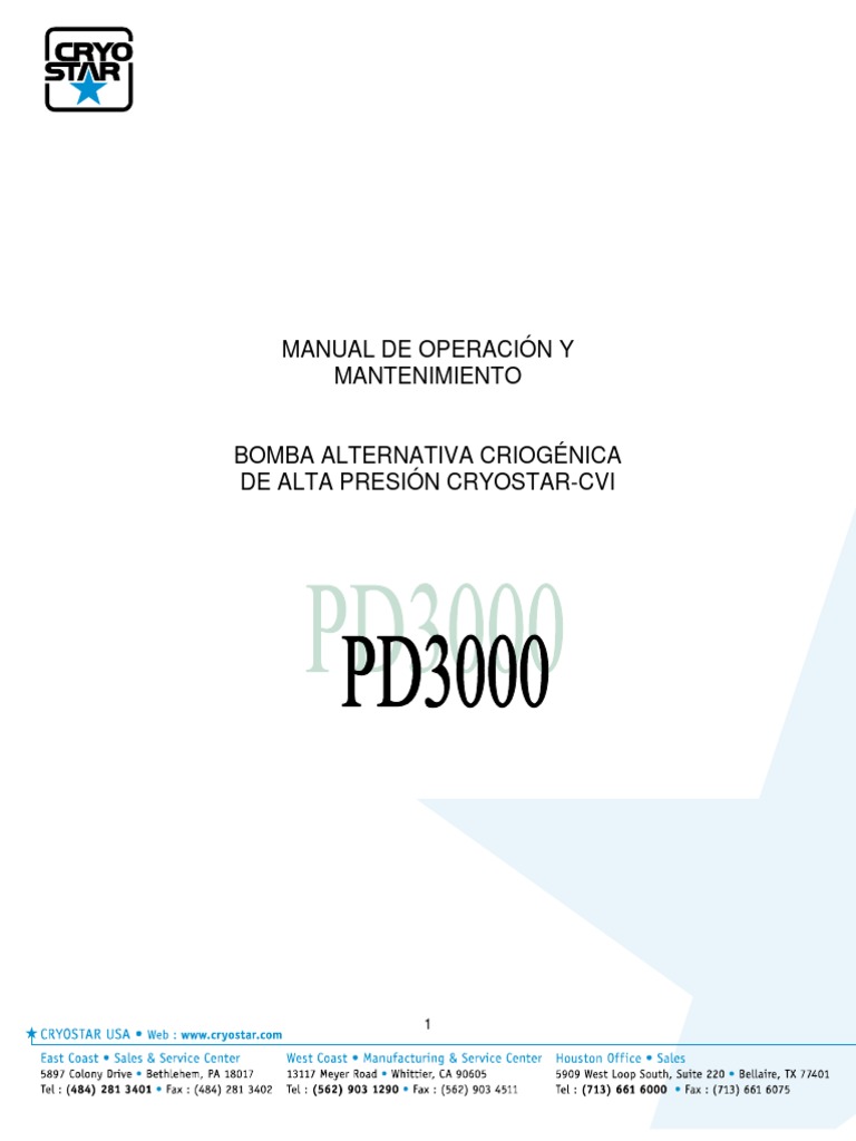 Pd3000 Cvi Spanish | PDF | Bomba | Oxígeno