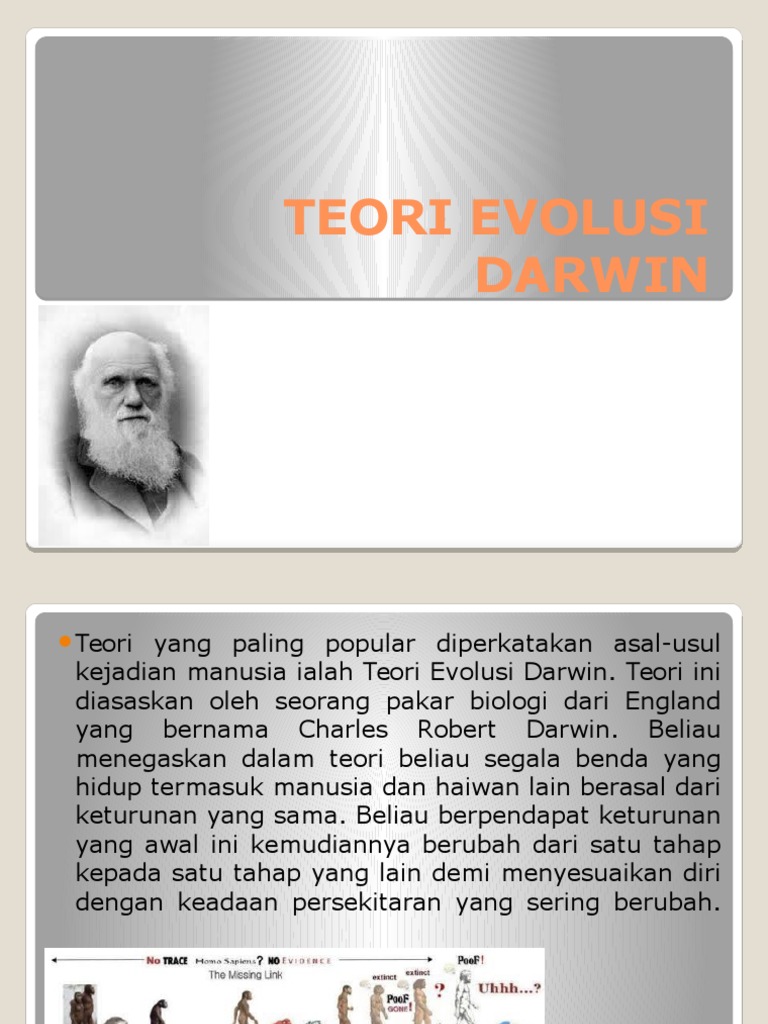 Teori Evolusi Darwin | PDF