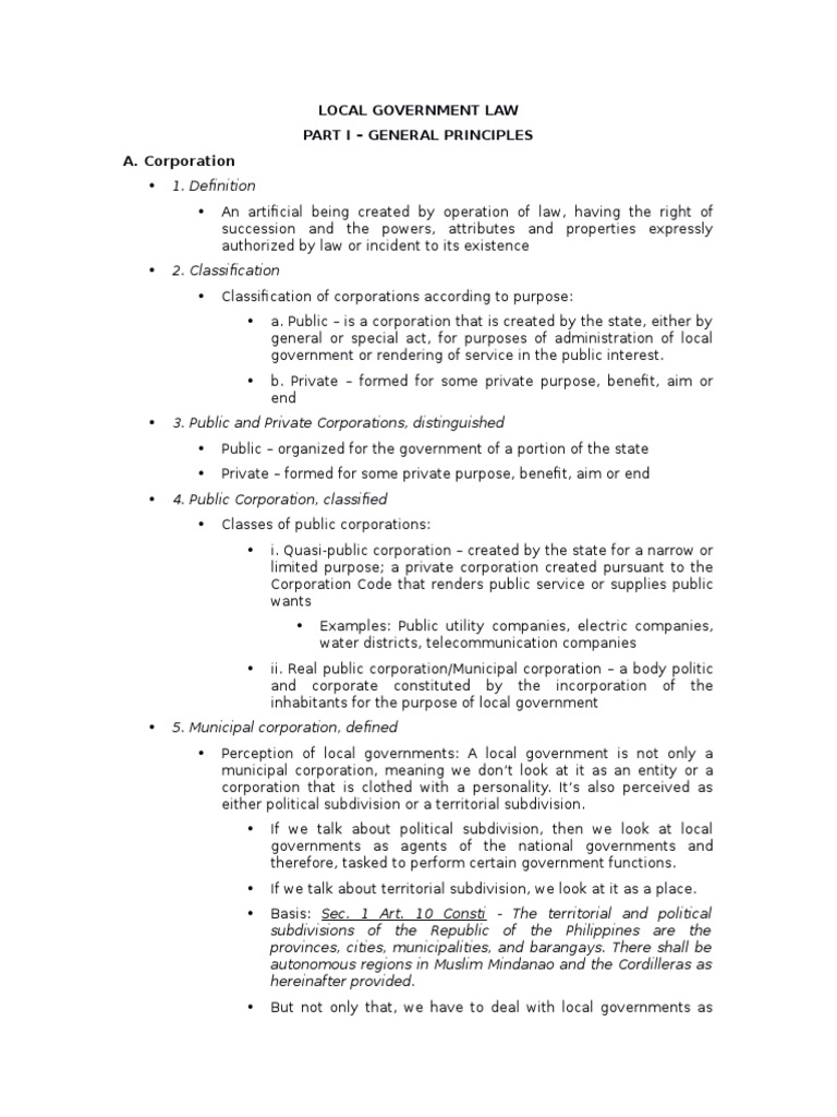 Pub Corp | PDF | Devolution | Local Government