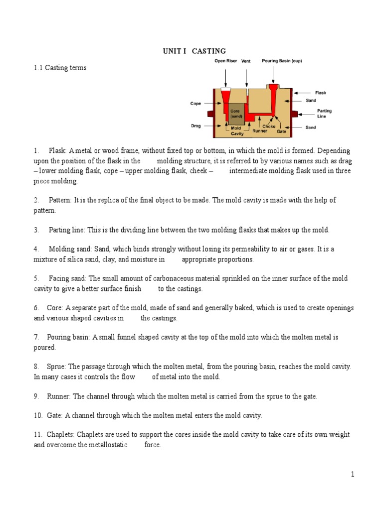 Casting Theory | PDF | Casting (Metalworking) | Crafts