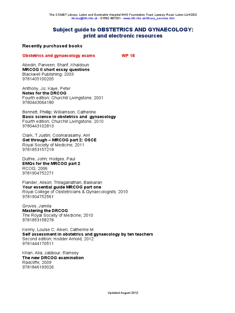 Obstetrics And Gynaecology Pdf Gynaecology Obstetrics