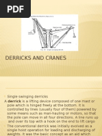 Derrick and Crane Components on Ships | PDF | Crane (Machine) | Machines