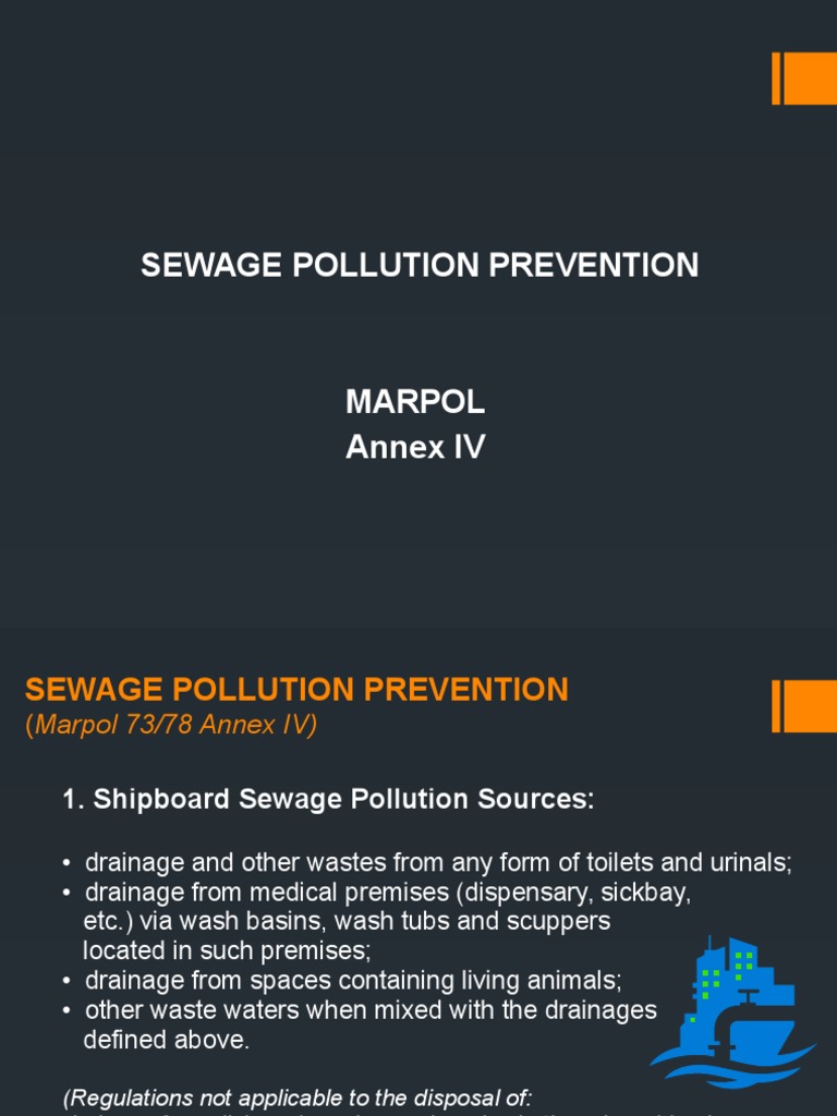 Annex IV | PDF | Sewage Treatment | Sewage