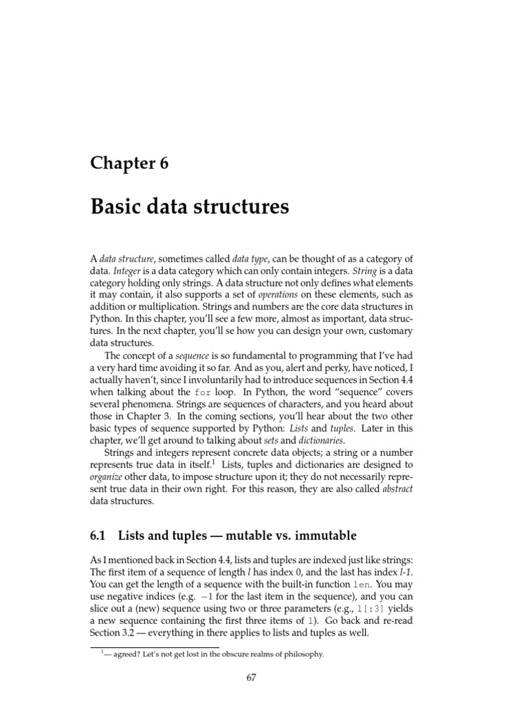 Basics Of Ds Pdf Parameter Computer Programming String