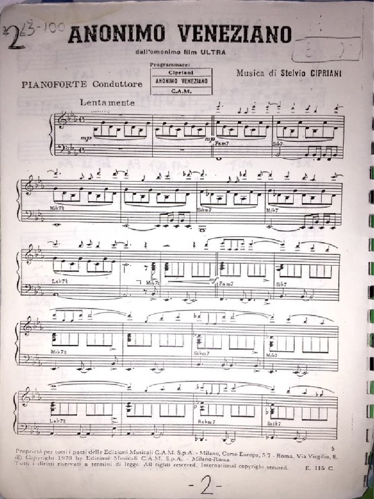 Anonimo Veneziano | PDF