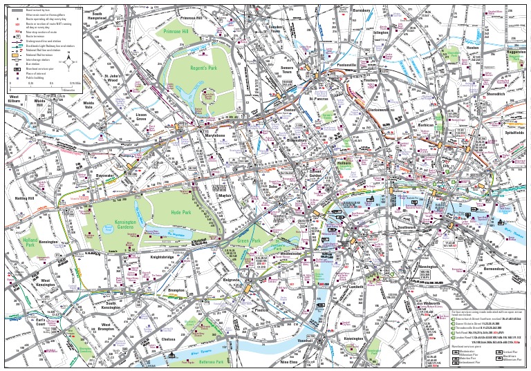 London Transport Map Overview | PDF | Leisure
