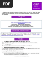 Form Eu1: Application For A Residence Card | PDF | European Economic ...