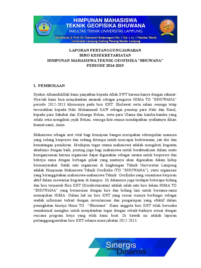 Format LPJ RAT | PDF