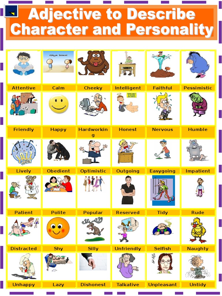 Adjectives for Describing Personalities | PDF