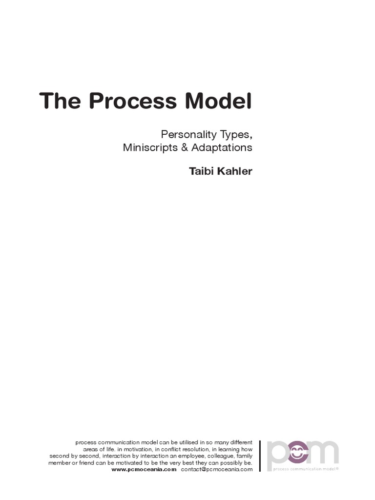 The Process Model - Taibi Kahler | PDF | Psychotherapy | Motivation