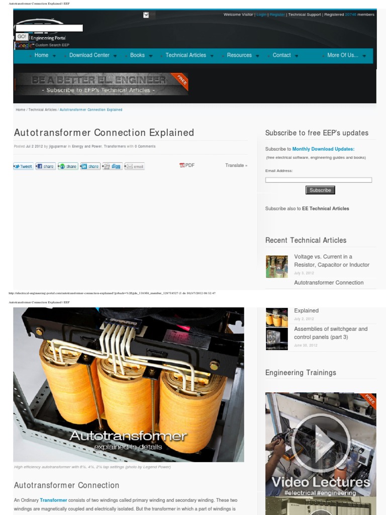 Autotransformer Connection Explained | PDF | Transformer | Electric Current