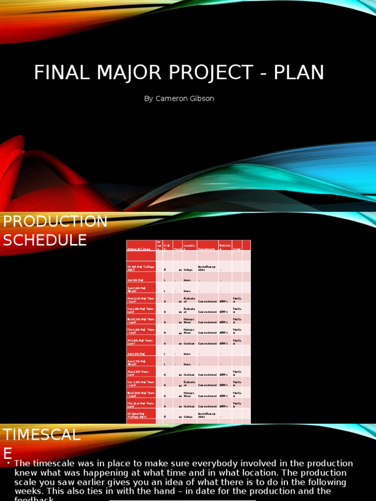 My Documentsfinal Major Project - Plan | PDF | Technology & Engineering