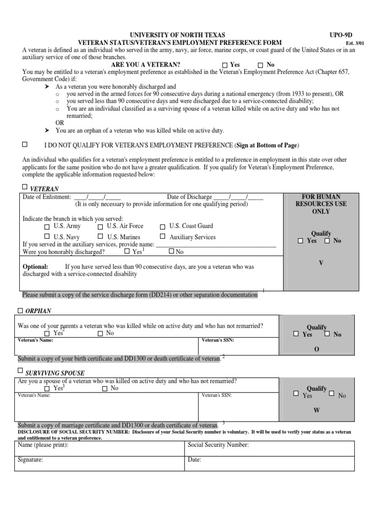 Veteran | PDF | Military Discharge | Social Security Number
