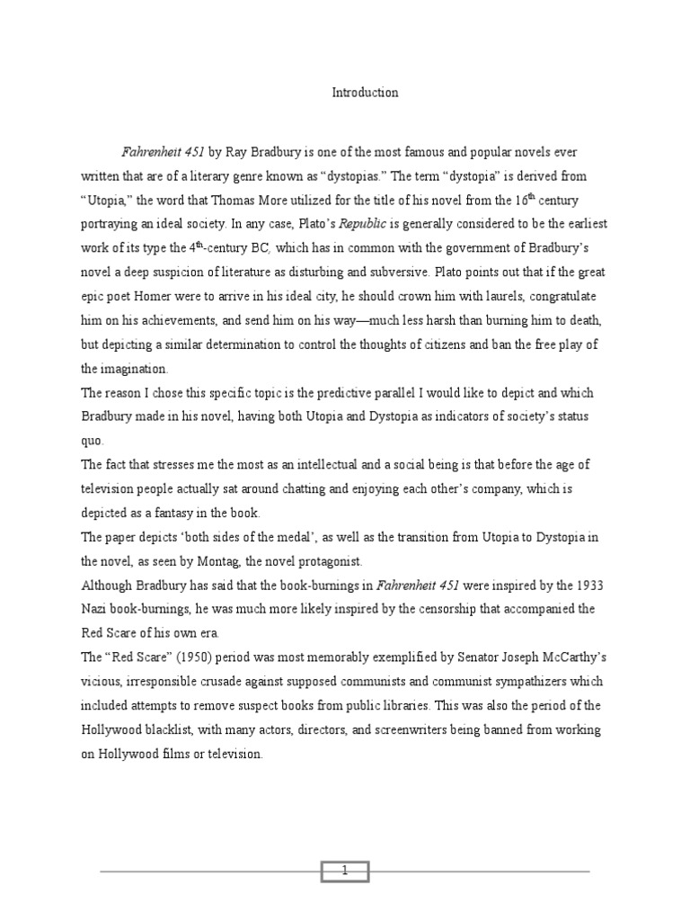 Fahrenheit 451 | PDF | Dystopia