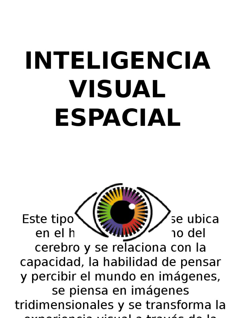 Inteligencia Visual Espacial | PDF